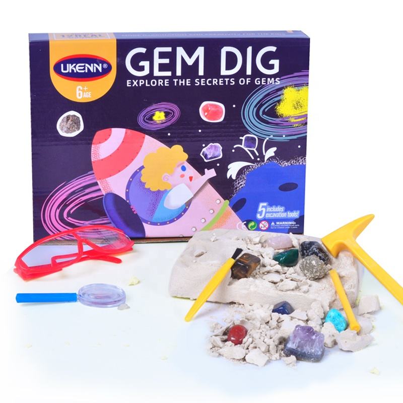 China Gemstone Excavation Dig Kit Eco-friendly Material Gem Digging ...